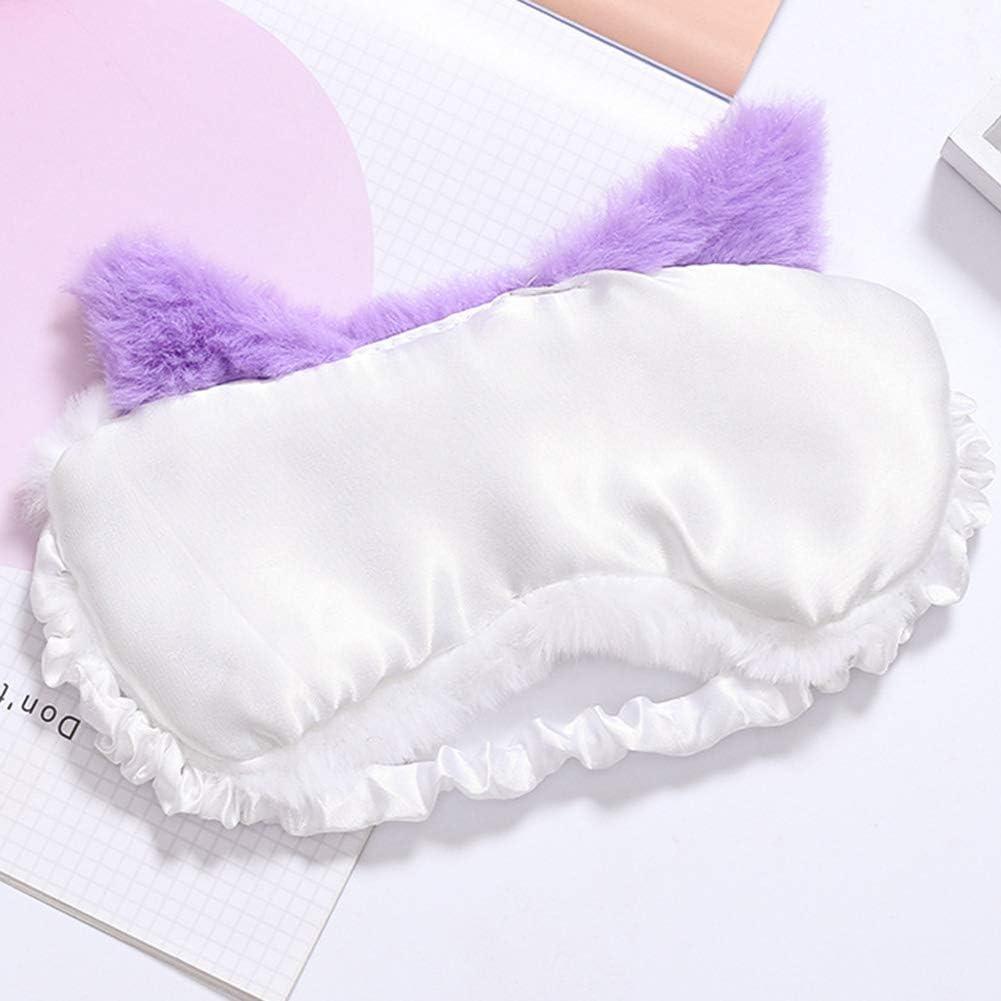 Shinywear Purple Fox Rabbit Sleeping Eye Mask - Super Soft Plush ...