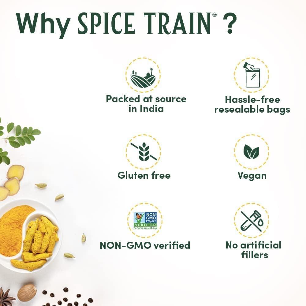 SPICE TRAIN Cardamom Pods (100g/3.53oz) - Large Green Elachi | Raw ...