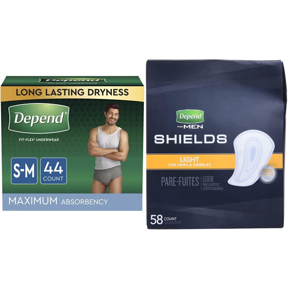 Depend Fresh Protection Adult Incontinence Underwear for Men (Formerly ...