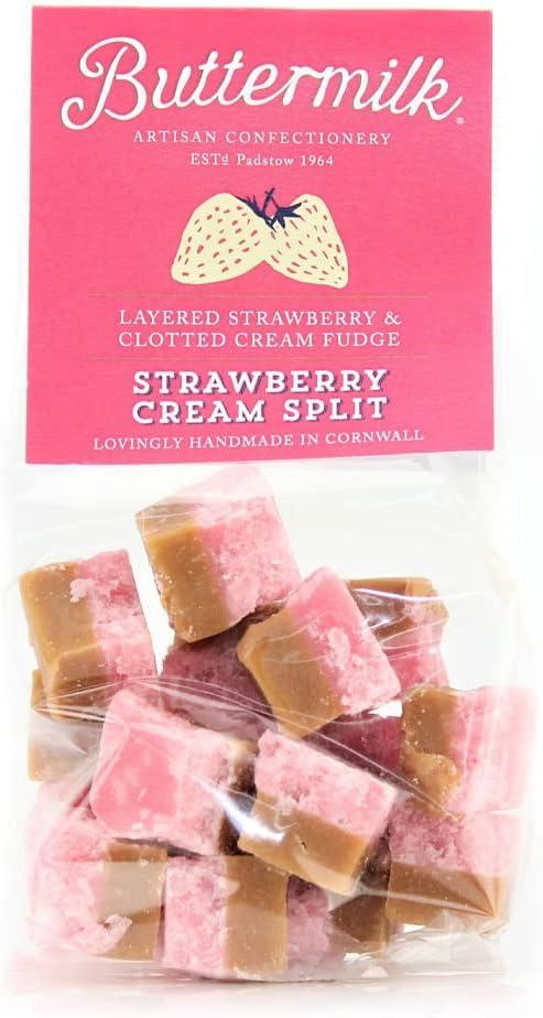 Buttermilk Strawberry Cream Split Fudge 175g - Pack of 2 | Buy Now with ...