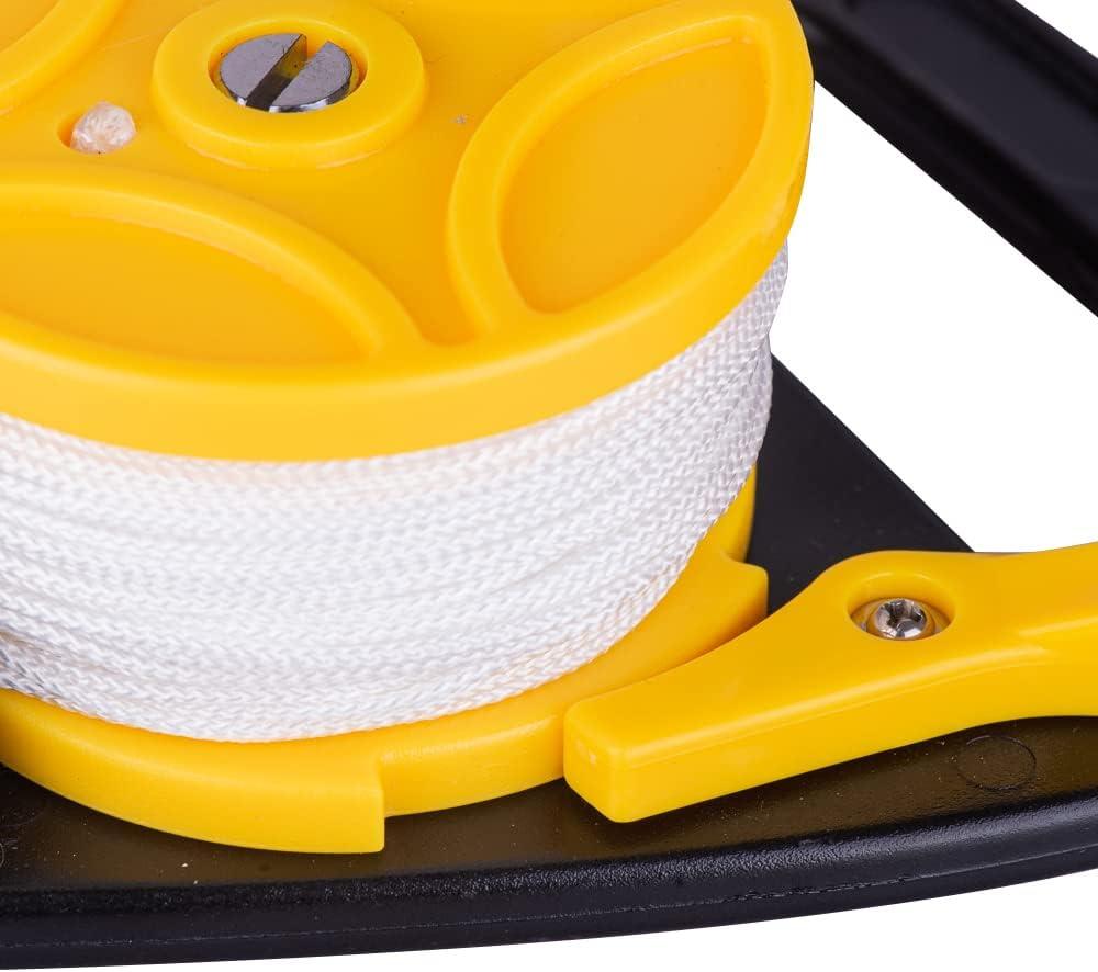 Scuba Diving Reel with Thumb Stopper for Safe Underwater Snorkeling and Spearfishing | 46m ...