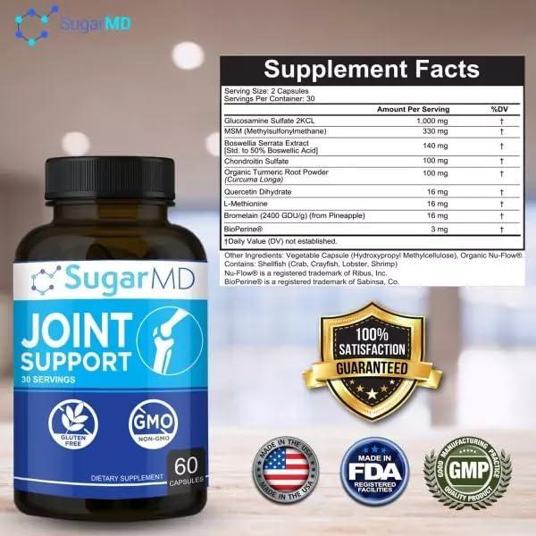 SugarMD Dr. Ergin's Joint Support Capsules - 60 Count