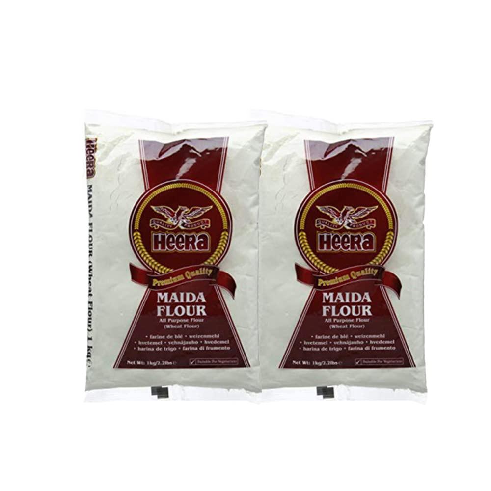 Heera Maida Flour | 1Kg | All Purpose Flour | Refined Wheat Flour Maida ...