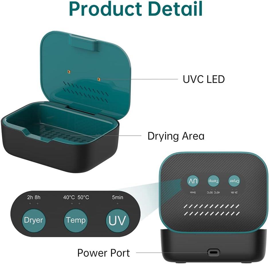 Multifunctional Automatic Hearing Aids Dryer with UVC Light Technology ...