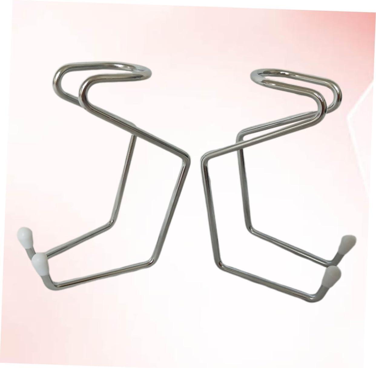 Doitool 3-St Double Shaving Stand - Iron Frame Manual Shaving Rack for ...