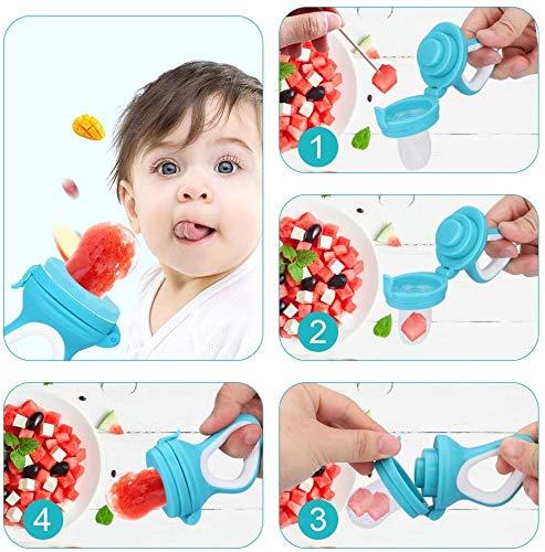 Baby Food Feeder Fresh Food - 2 Pack Fruit Feeder Pacifier Set | 6 ...