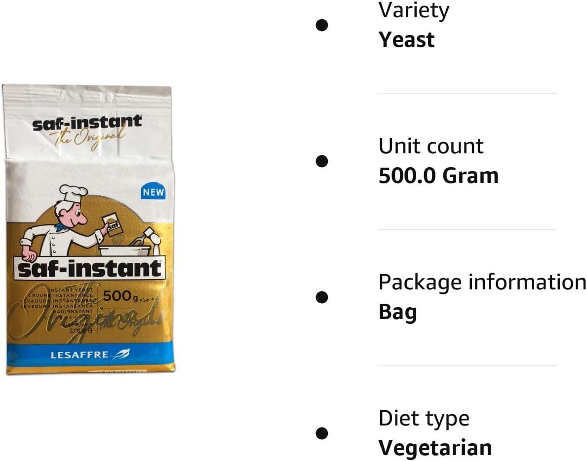 Lesaffre Saf-Instant Gold: Osmotolerant Yeast 500g - Original, Fast ...