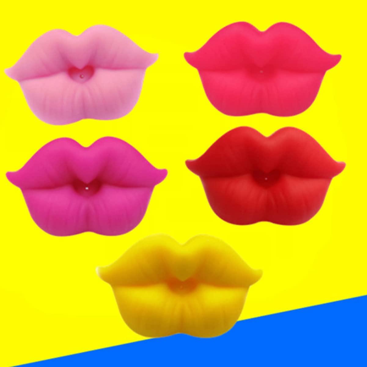 Toddmomy 10 Pcs Infant Pacifier Set - Funny Lip Shaped Pacifiers for ...