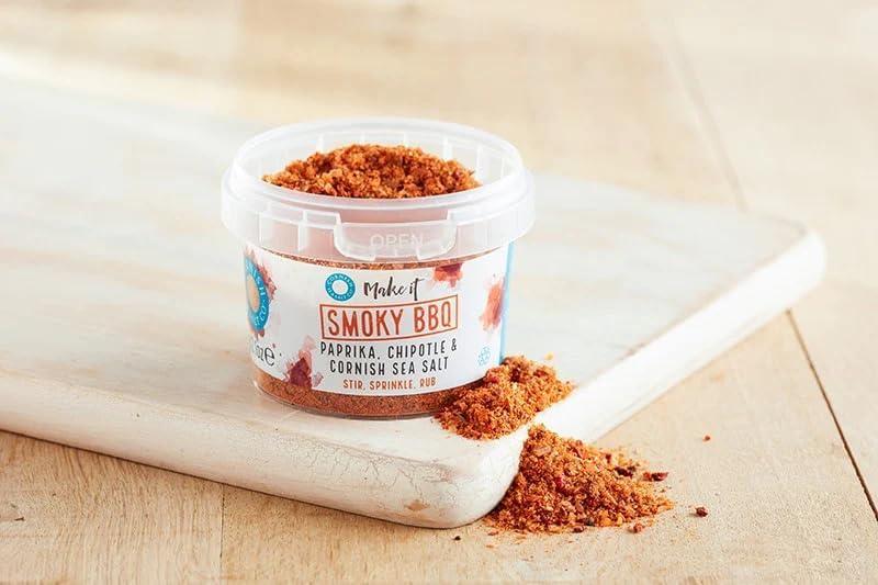 Cornish Sea Salt Tub (1 Pack Smokey BBQ Seasoning 50g) | Buy Now with ...