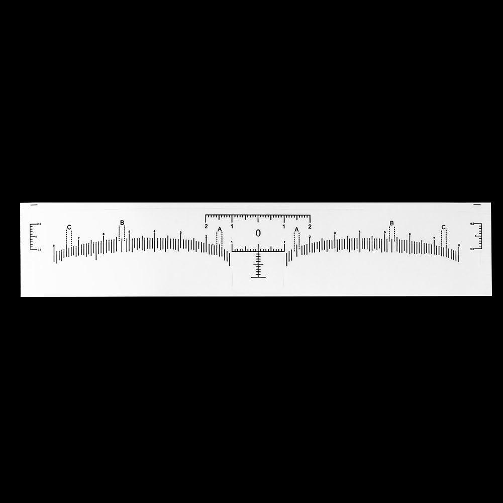 ANGGREK 50pcs Disposable Eyebrow Ruler Sticker Eyebrow Shaping Tools ...