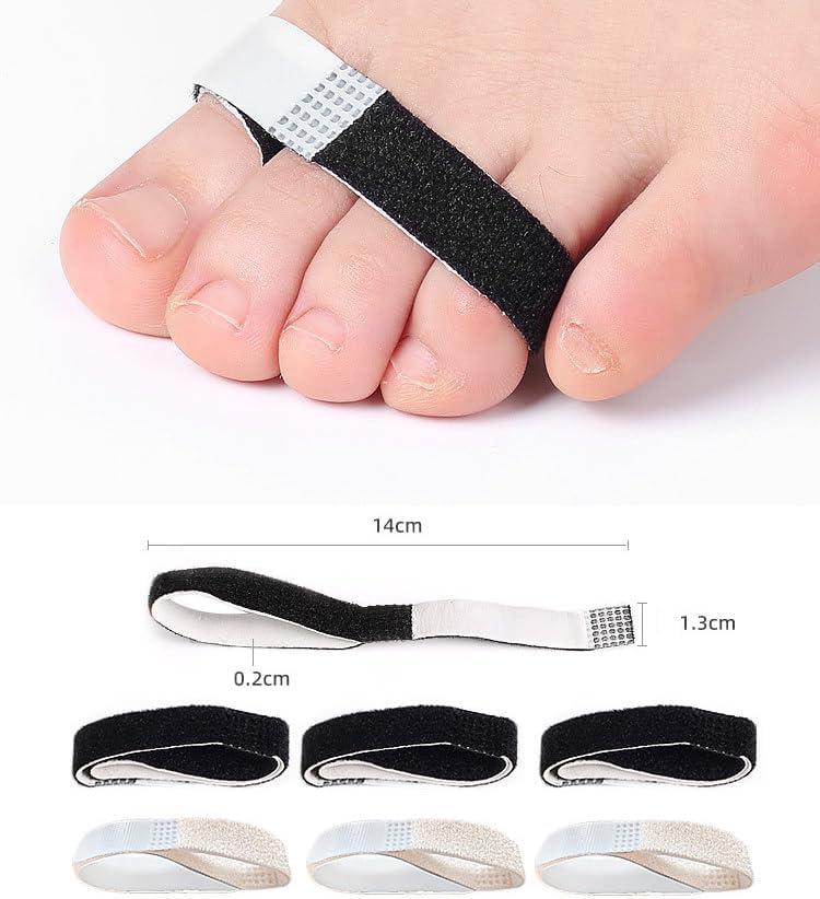 VIEEL Reusable Fabric Hammer Toe Wraps - Toe Corrector & Protectors (8 ...