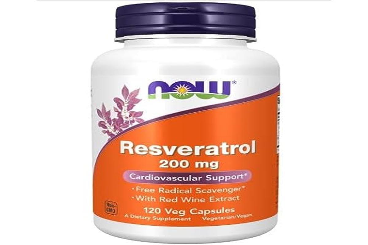 Now Foods Resveratrol 200mg 120 Vegan Capsules | Buy Now with Express ...