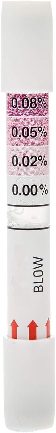 Think Twice Single-Use Breathalyzer 10 Count - Disposable Alcohol Test ...