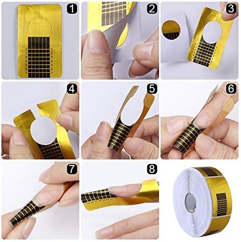 Profico Nail Stencil Modeling Template for Gel & Acrylic Extensions ...