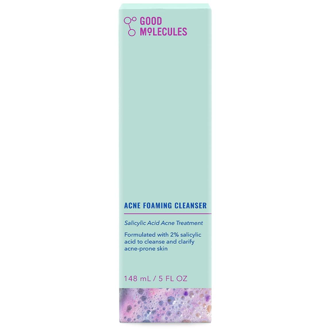 Good Molecules Acne Foaming Cleanser 5oz/148ml with Salicylic Acid ...