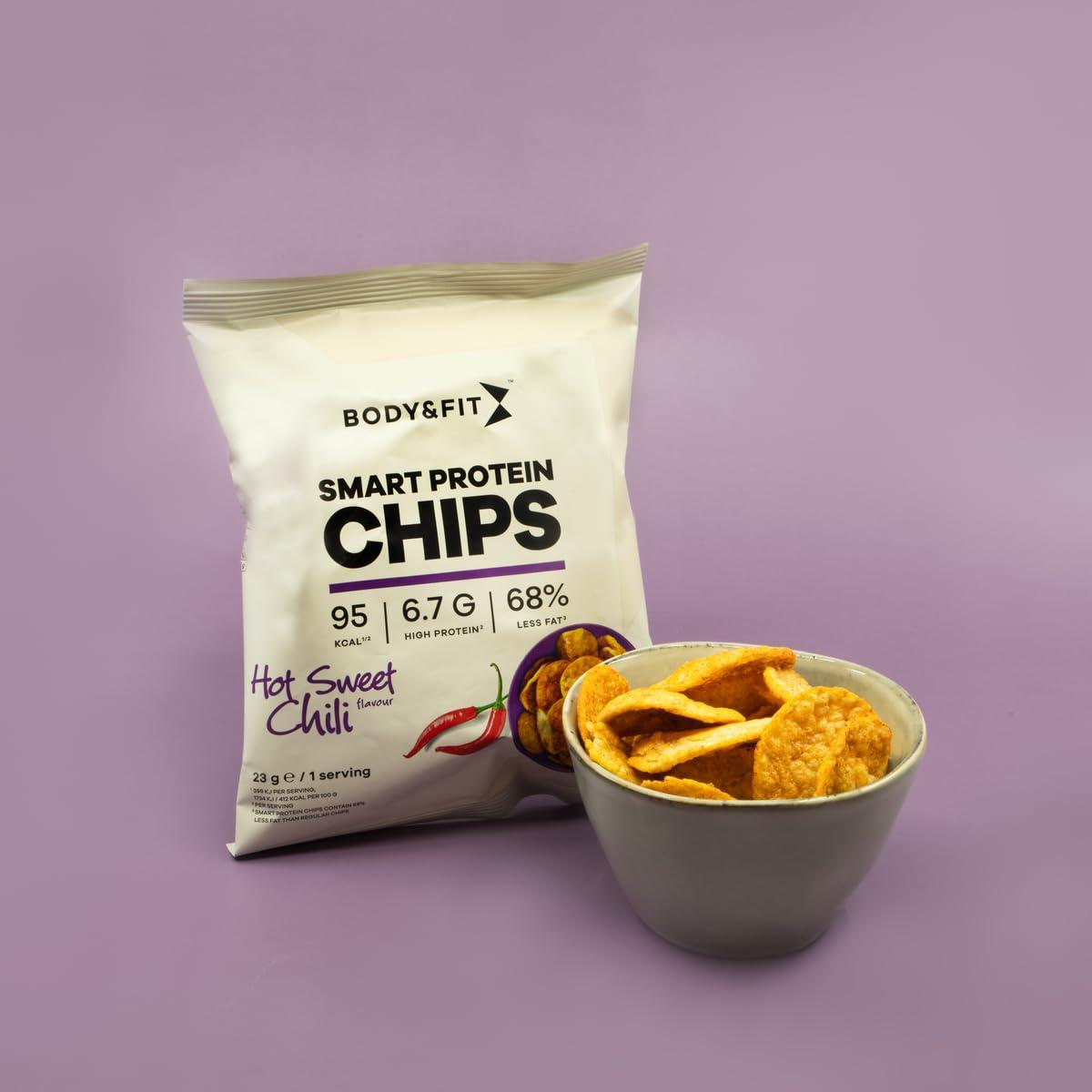 Buy Body & Fit Smart Protein Chips - Hot Sweet Chili | 12 Bags of ...