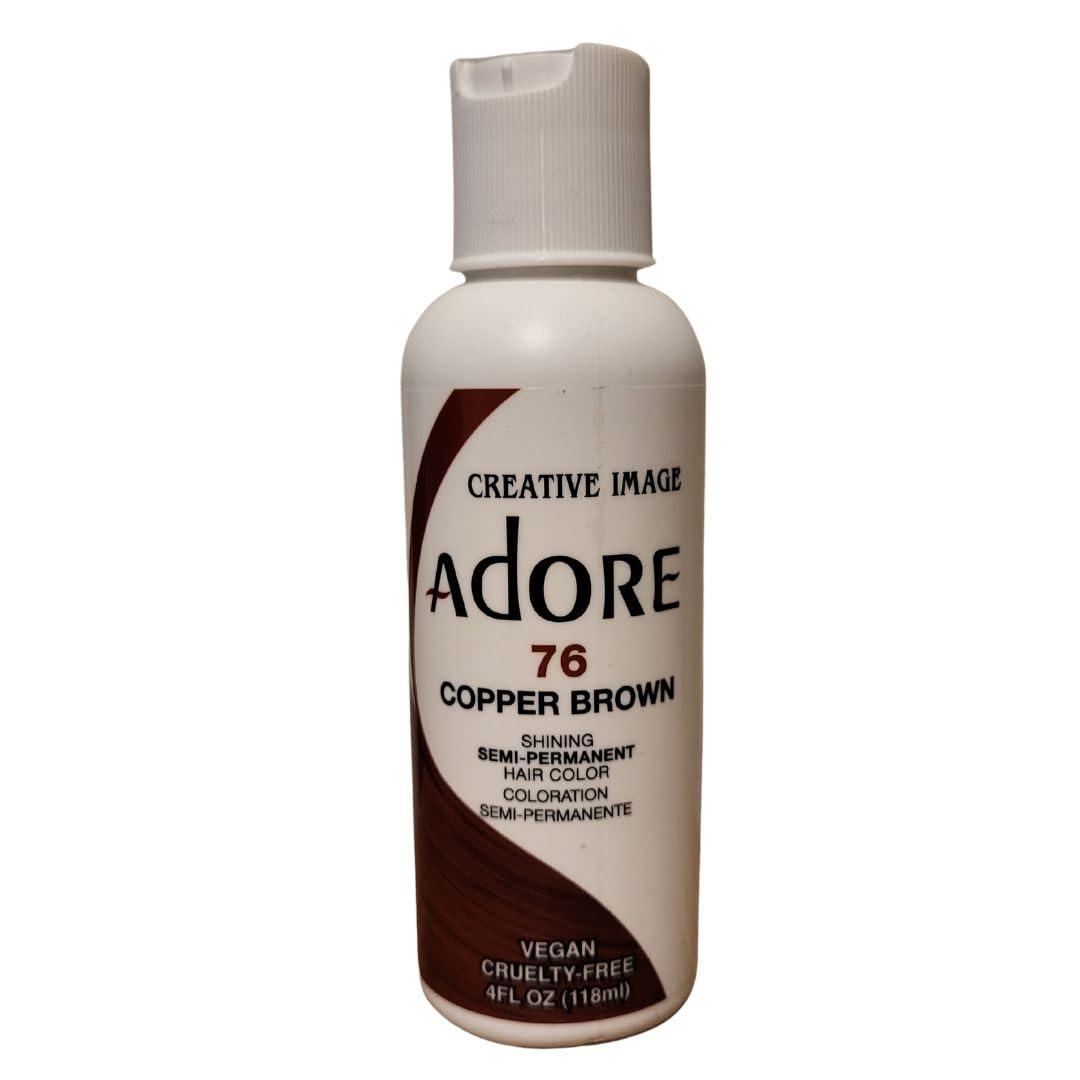 Creative Image Adore 76 Copper Brown Hair Colour 118ml - Pack of 1 ...