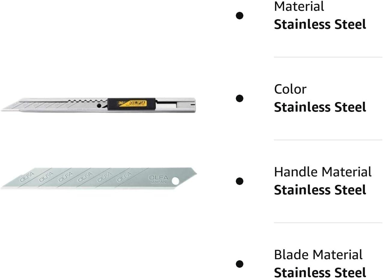 The maximum sharpness/Made in Japan/OLFA 9mm Stainless Steel Auto-Lock ...
