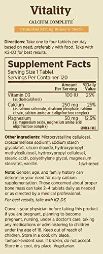 Melaleuca Vitality Calcium Complete - 120 Tablets | Essential Bone Health Support | Buy Now with ...