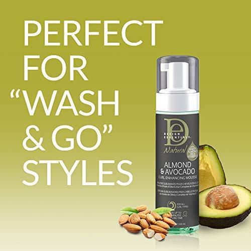 Design Essentials Curl Enhancing Mousse Almond & Avocado Collection 7.5 ...