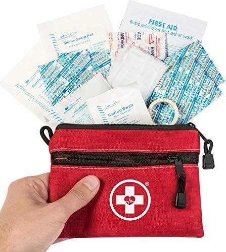 Swiss Safe Survival First Aid Kit Pocket Sized Pouch Lightweight ...