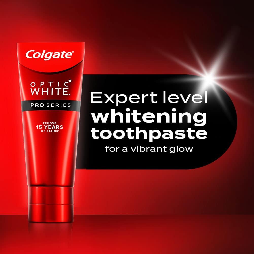 Colgate Optic White Pro Series Whitening Toothpaste with 5% Hydrogen ...