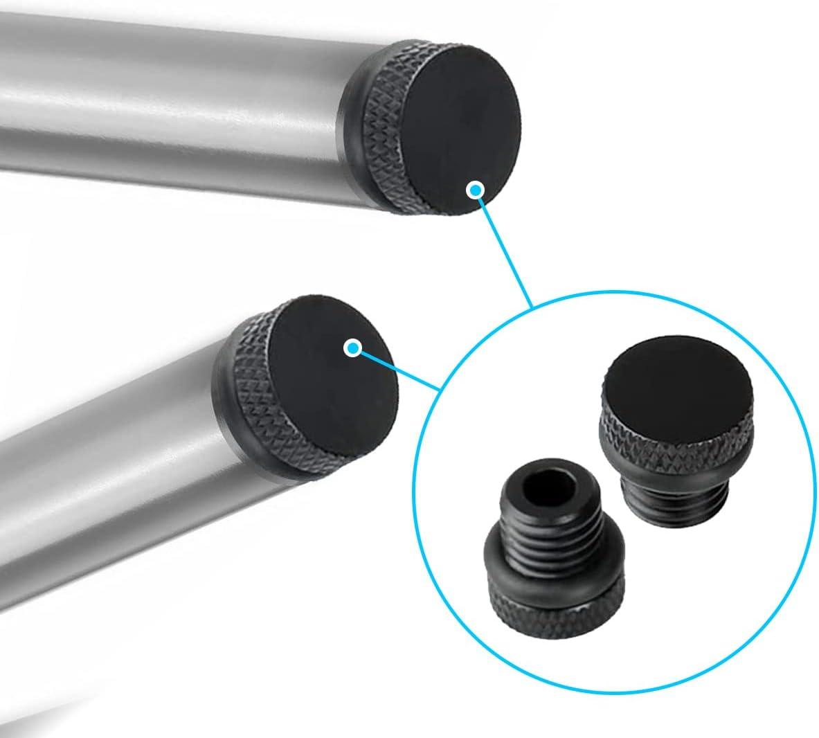 M12 Thread Rod Cap Plug Set for Standard 15mm Rod Support DSLR Shoulder ...
