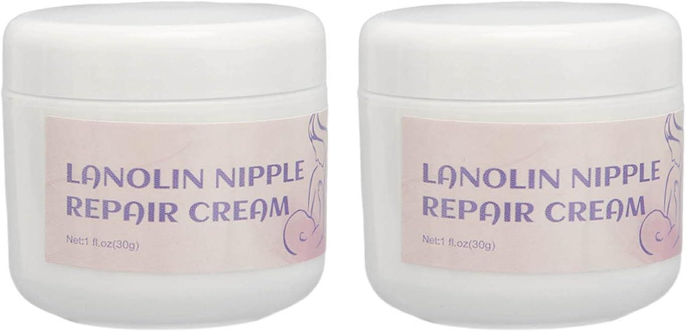 2-Pack Lanolin Nipple Cream 30g - Moisturizing Balm for Breastfeeding ...