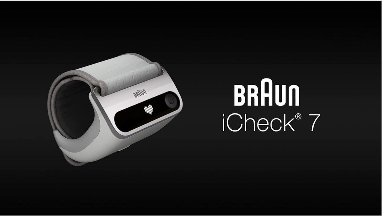 Braun iCheck 7 Wrist Blood Pressure Monitor - Smart & Fast Measurement ...