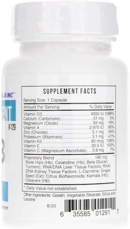 Systemic Formulas DV3 BioNutriment Vitamin D3 Immune Support Supplement ...