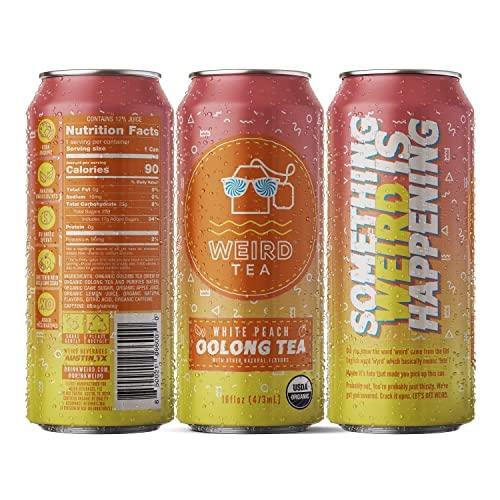 Certified Organic Weird Tea - White Peach Oolong Flavor | Functional ...