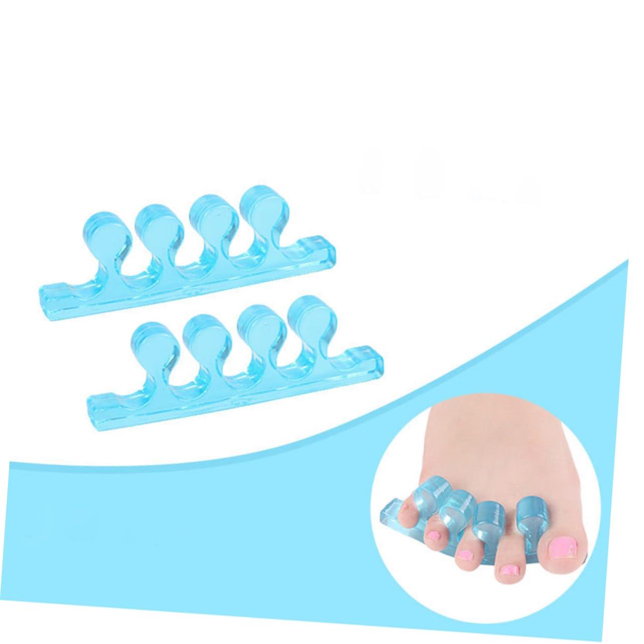 KALLORY Silicone Gel Toe Separators - Hammer Toe, Bunion Cushions ...
