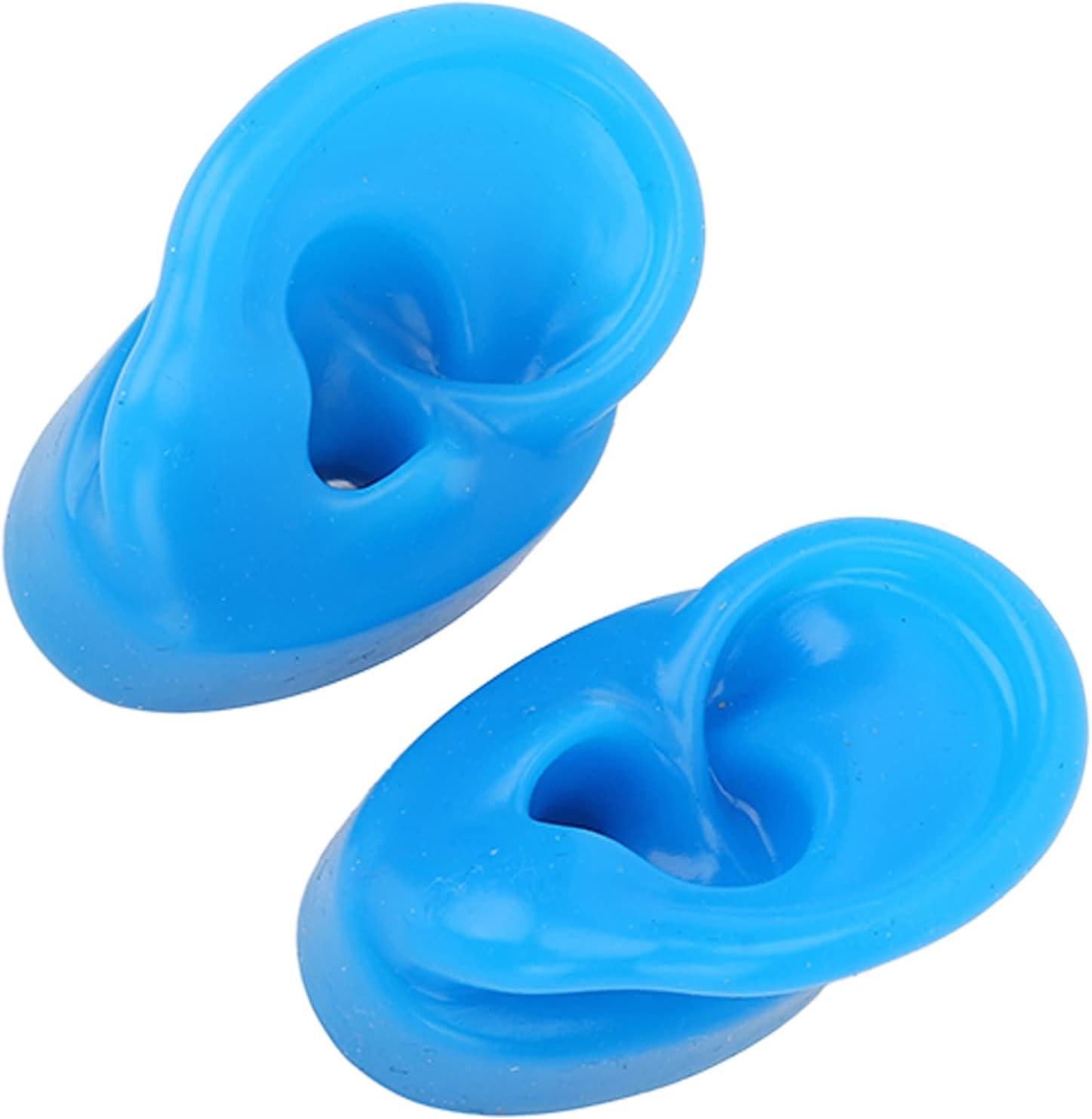 Silicone Ear Model Human Ear Model Soft Reusable Waterproof Clear ...