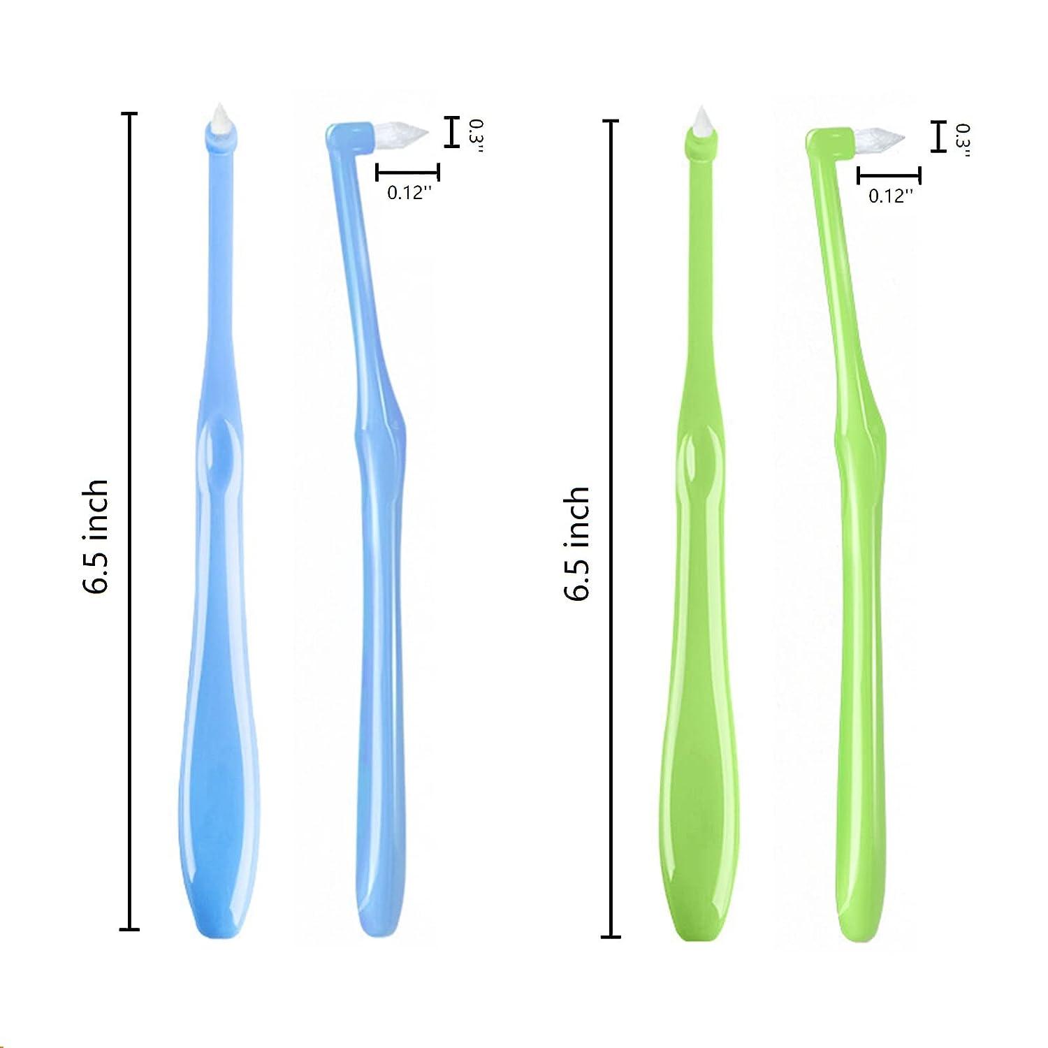 12 Pieces Orthodontic Toothbrush Set for Hard to Reach Areas and ...