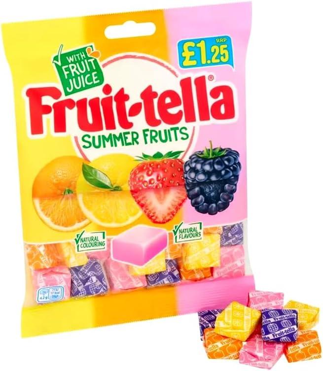 Fruittella Summer Fruits 135g - Assorted chewy sweets - Pack of 2 | Buy ...