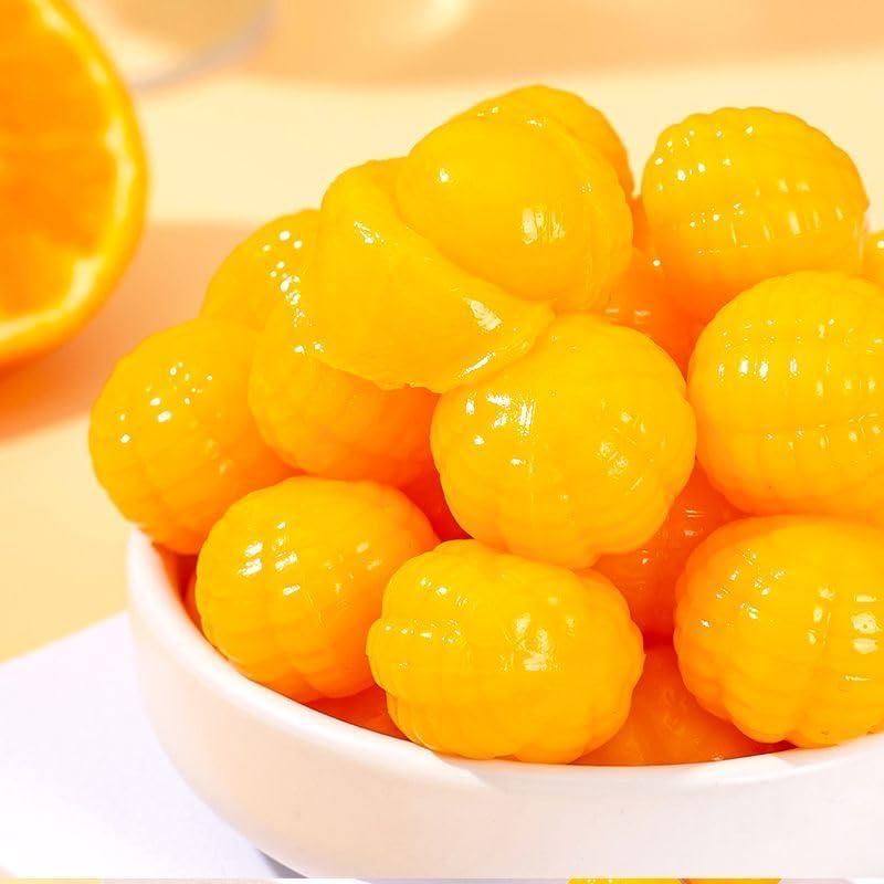 Peeled orange candy Peeling Fruit Fudge 100g/200g/400g/800g Fruit candy ...