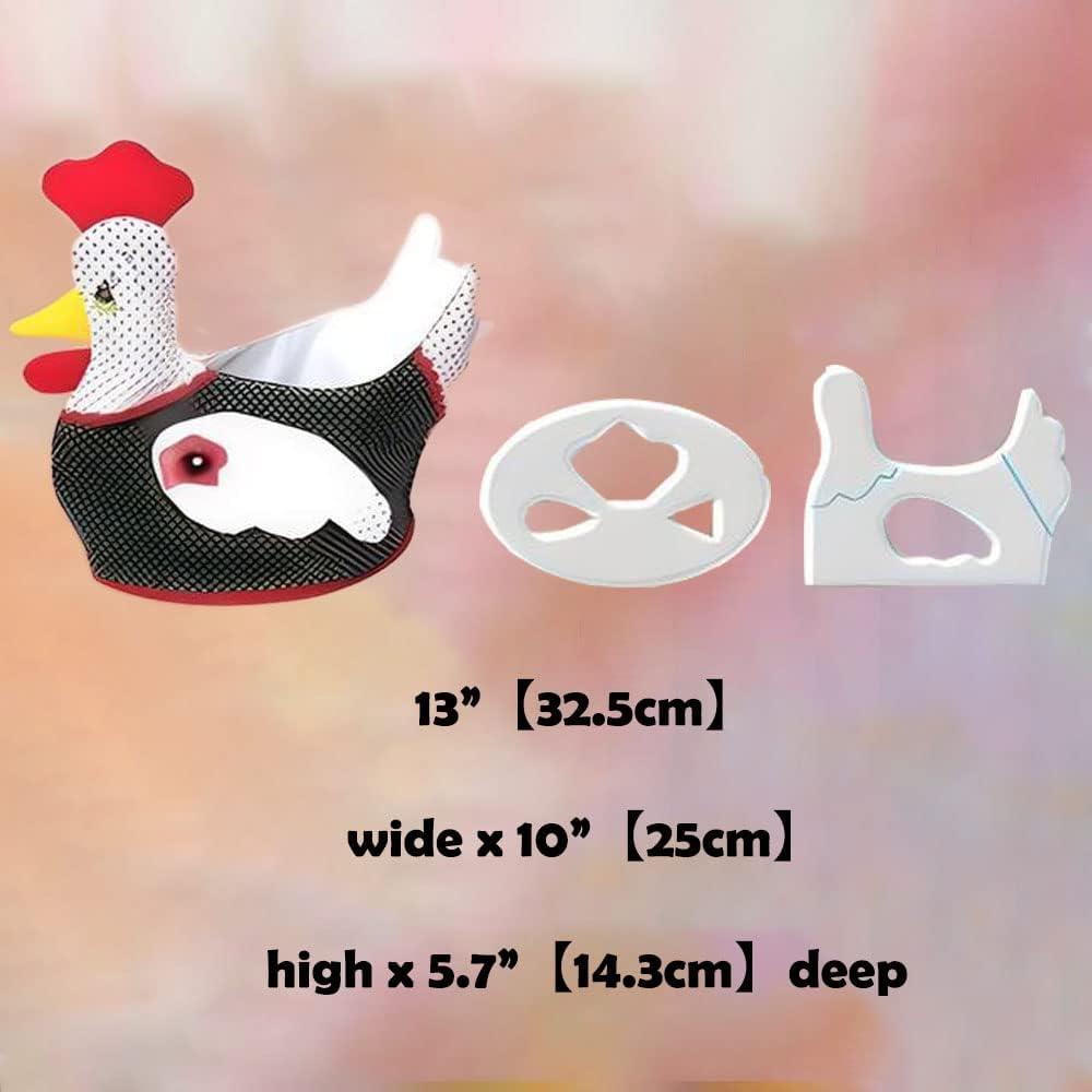 Cute Chicken Basket DIY Template Set Chicken Shape Template Cutting Set ...