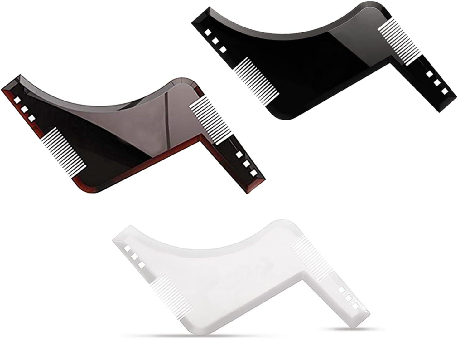 Professional Black Beard Stencils | Goatee & Sideburn Styling Tool ...