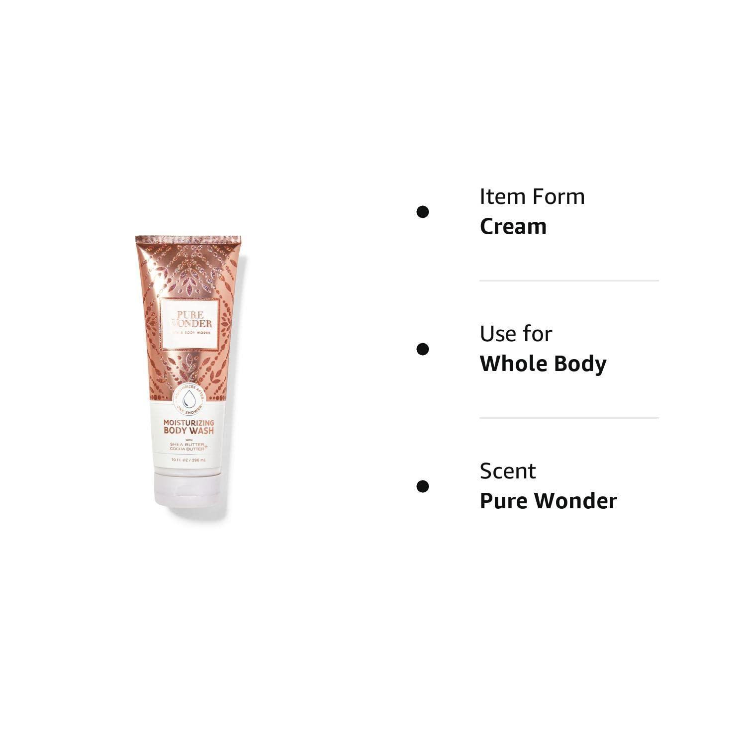 Bath and Body Works Pure Wonder Moisturizing Body Wash 10 oz - 10 Fl Oz ...