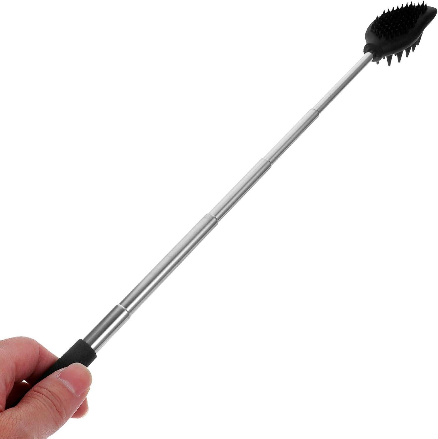 Healvian Telescopic Back Scratcher - Double-Sided Silicone Kaktus ...