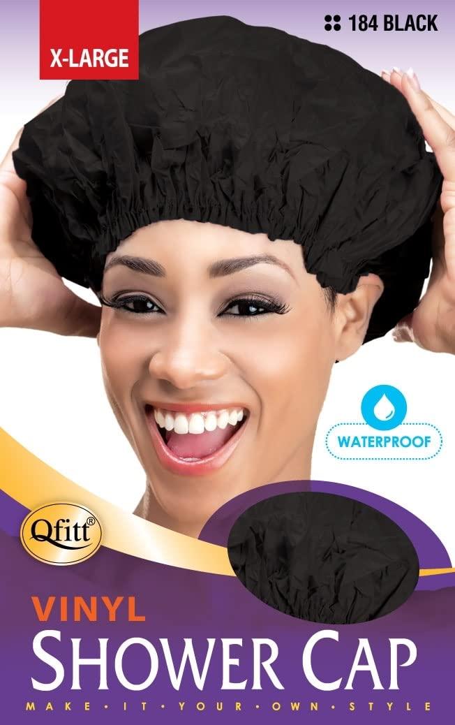 Qfitt X-Large Vinyl Shower Cap - Waterproof and Comfortable | Buy Now ...