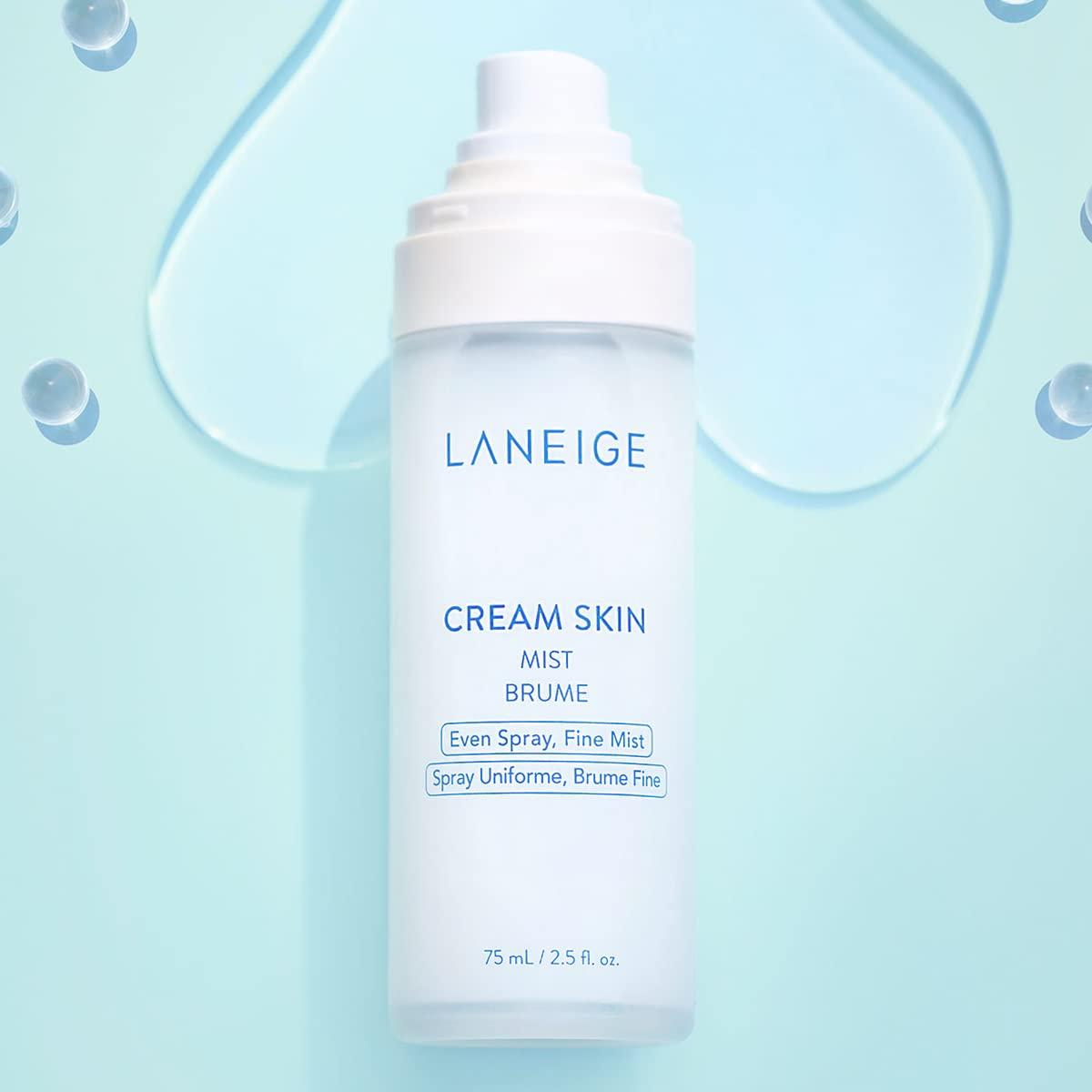 LANEIGE Cream Skin Mist - On-the-Go Hydration for Strengthening Skin's ...