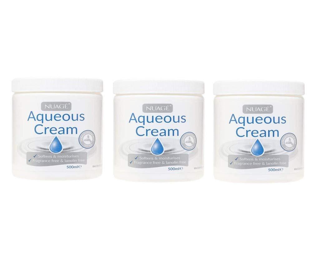 Nuage Aqueous Cream 500ml - Buy 3-Pack for Soft Skin | International ...
