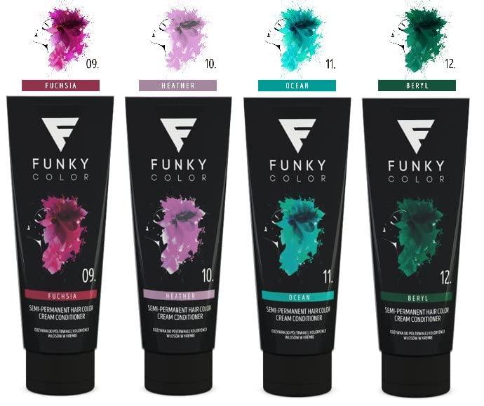 Funky Color Ocean 11 - Semi-Permanent Hair Coloring | 28 Vibrant Shades ...