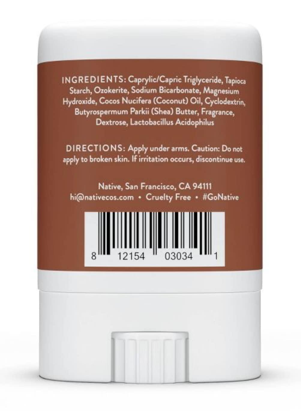Native Coconut & Vanilla Deodorant Mini 2Pack - 0.35oz | Long-Lasting ...