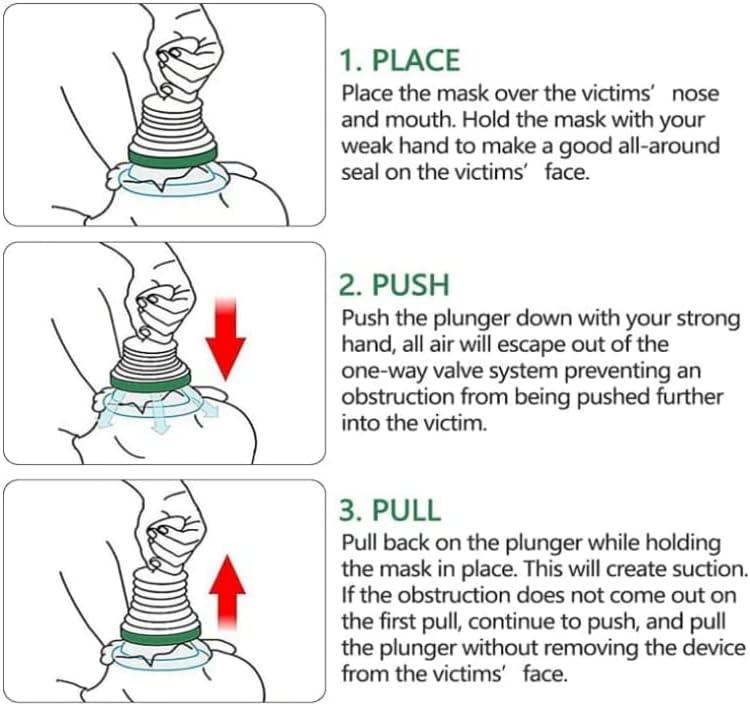 Portable Choking Rescue Device - First Aid Tool for Adults & Children ...