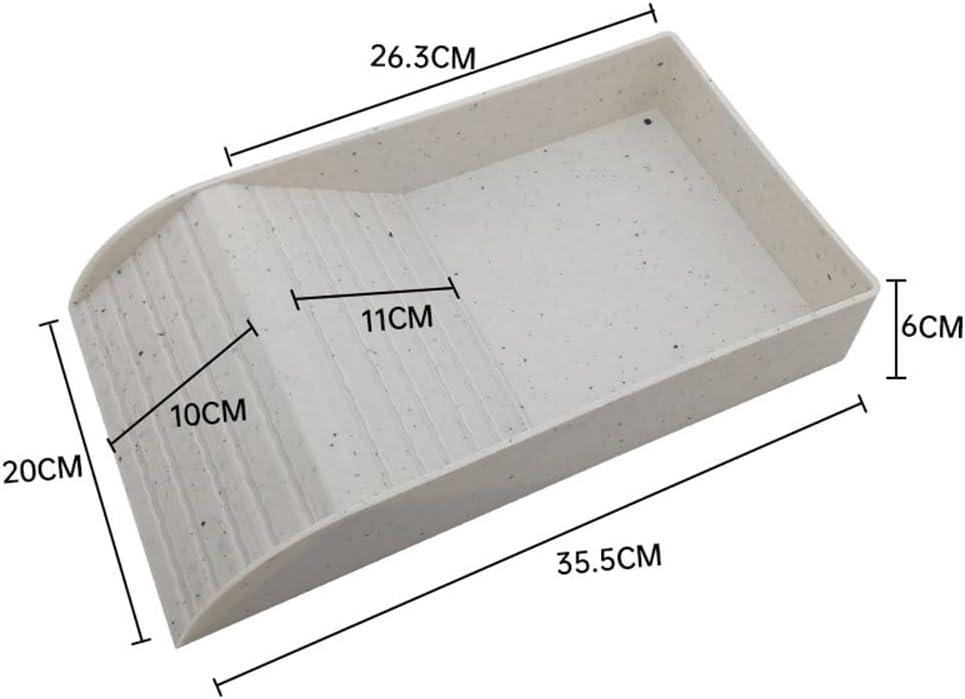 Tortoise Water Dish Tortoise Bath Dish Anti Slip Reptile Pool Bowl with ...