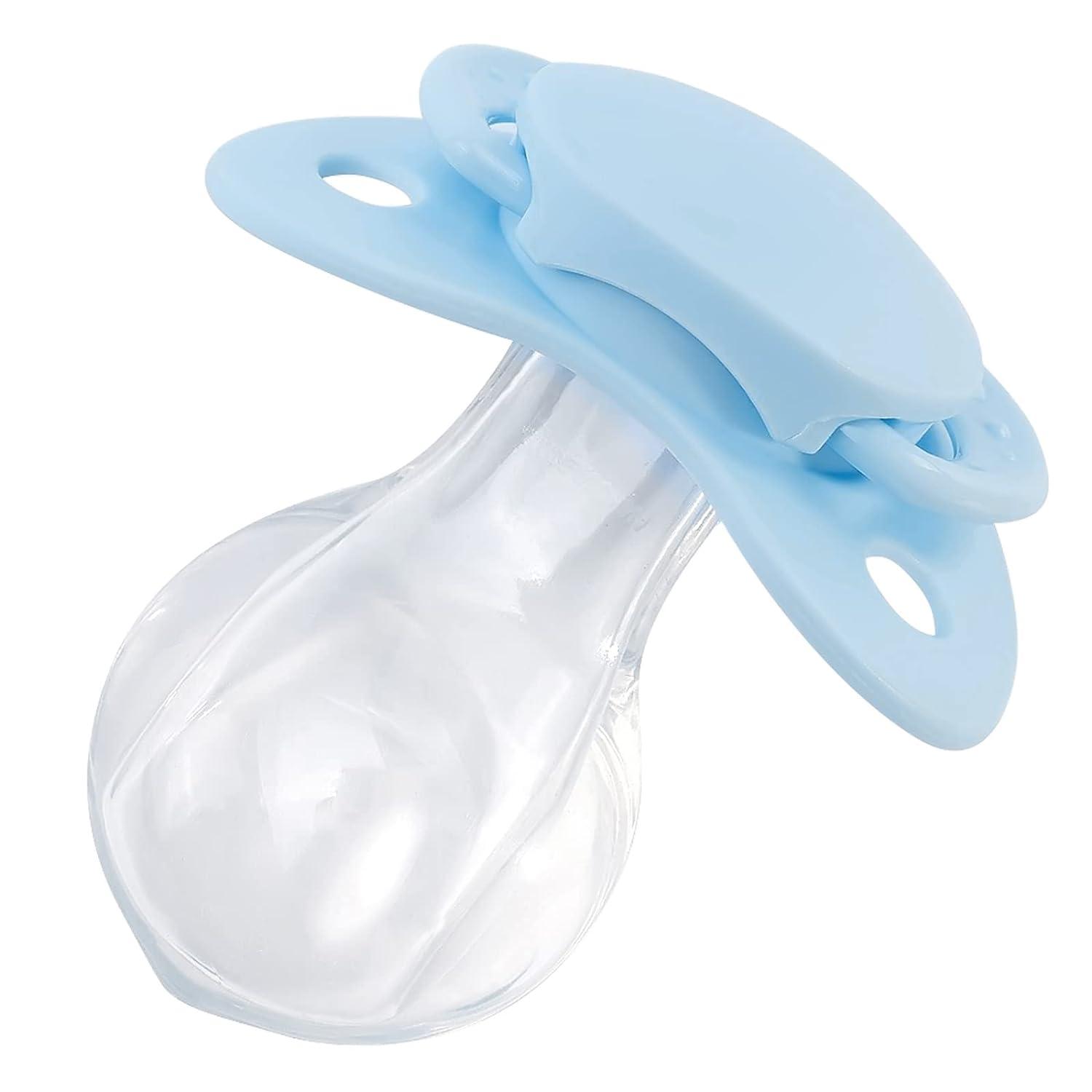 Littleforbig Smallshield Adult Sized 3 Paci Pack - Blue Pink Ivory