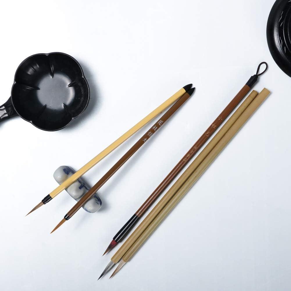 Wancetang Chinese Calligraphy Painting Brushes - Professional 5-Pc Art ...