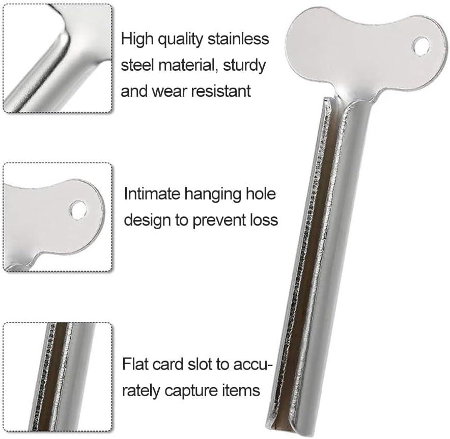 Stainless Steel Toothpaste Squeezer Tube Roller - 5 Pack Metal Presser ...